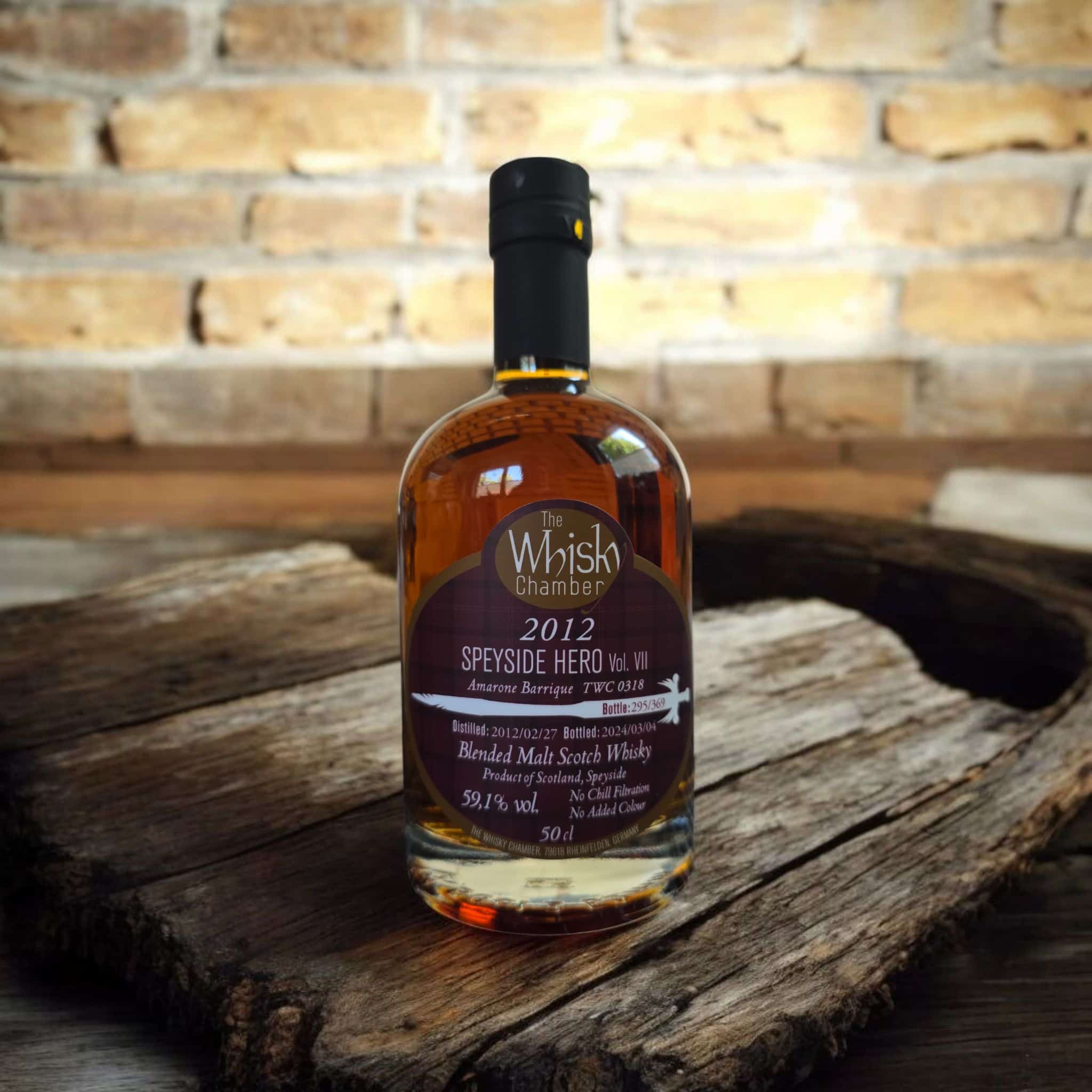 The Whisky Chamber Speyside Hero Vol. VII 2012/2024 59,1% Amarone ...
